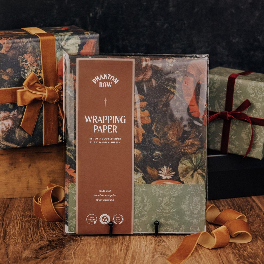 Reversible Wrapping Paper – Phantom Row